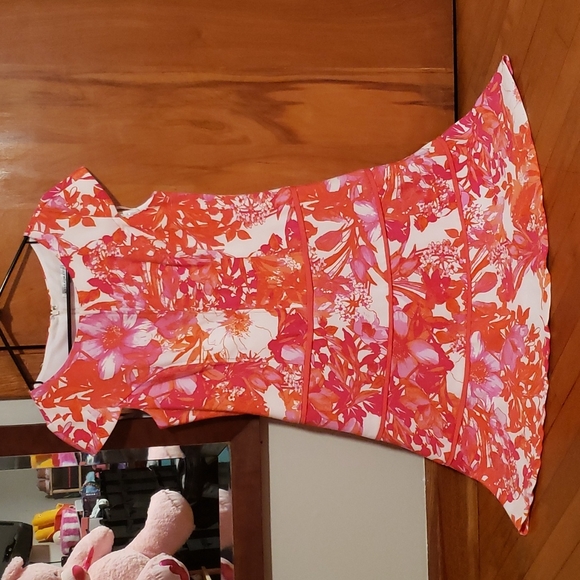 Sandra Darren | Dresses | Sandra Darren Floral Midi Dress | Poshmark